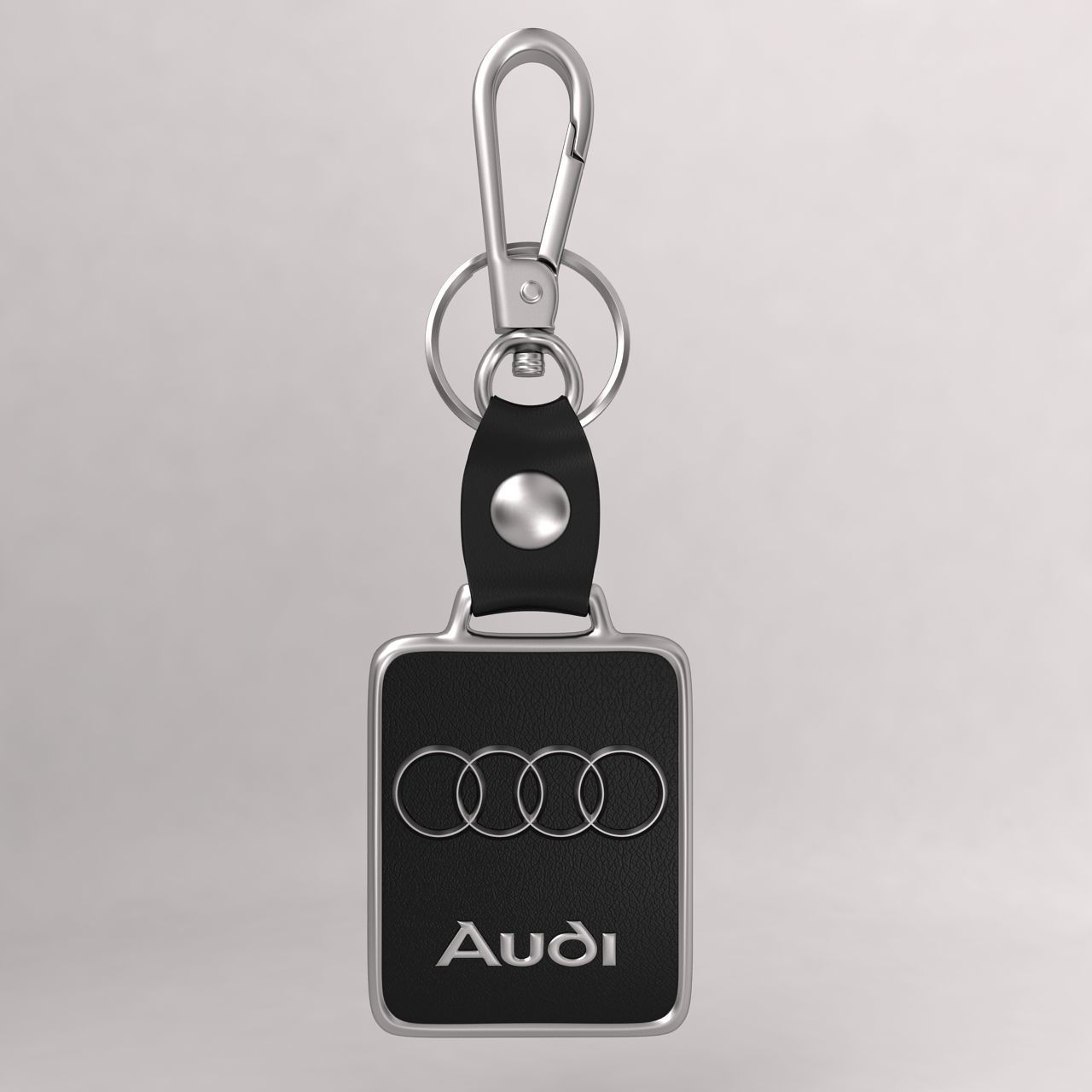 Audi car metal logo keychain 3d model 3D model | CGTrader