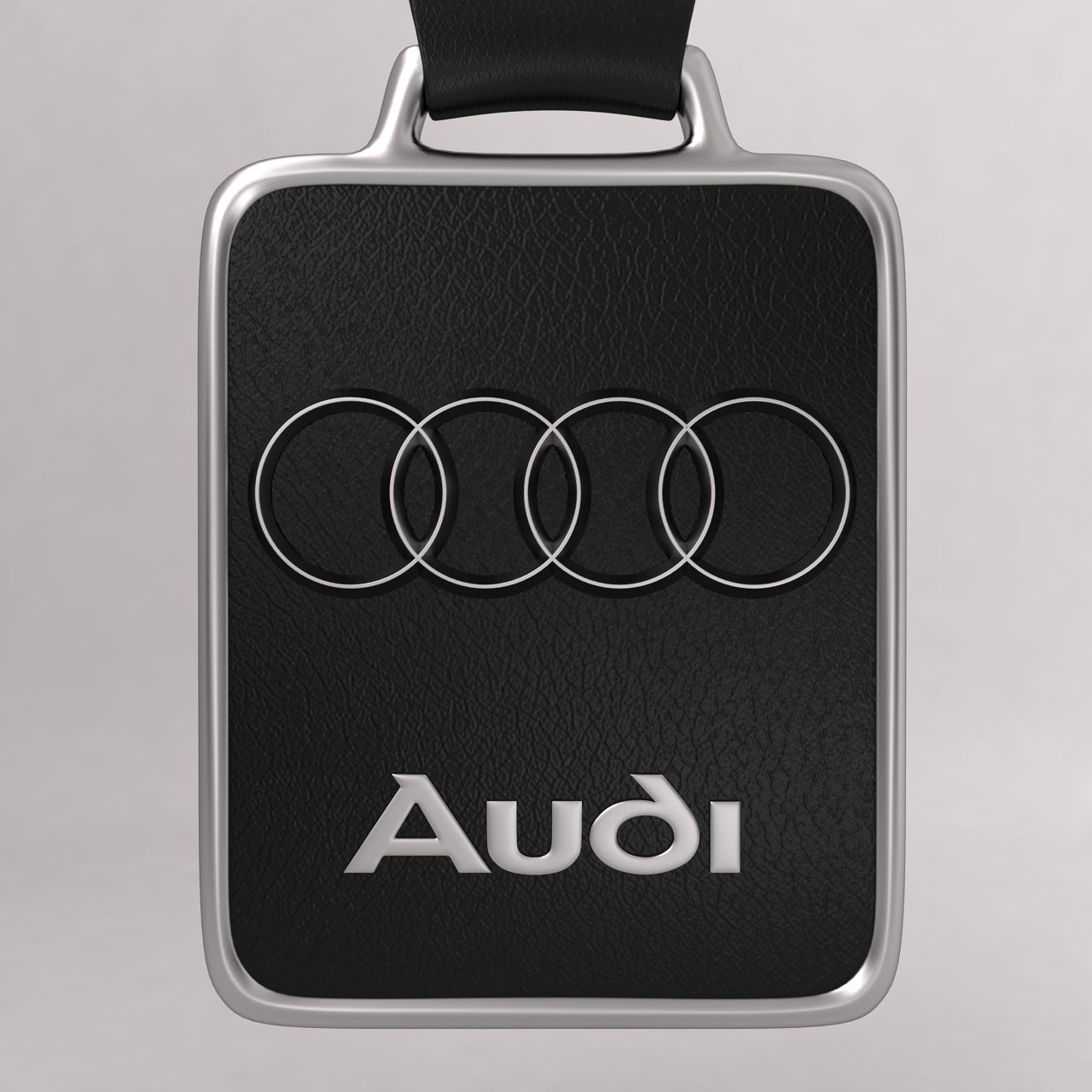 Audi car metal logo keychain 3d model 3D model | CGTrader
