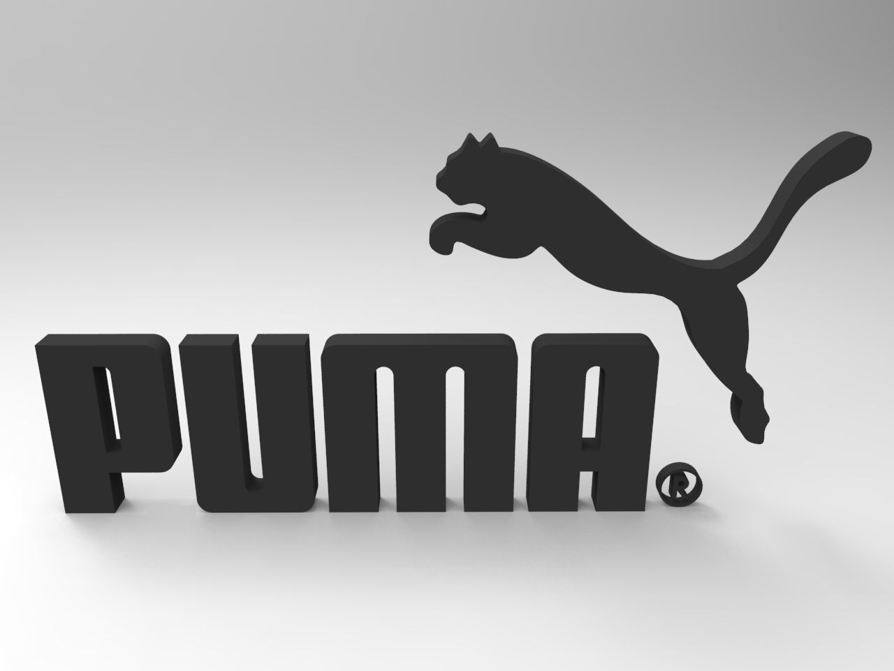 3D model Puma logo 3D model VR / AR / low-poly | CGTrader