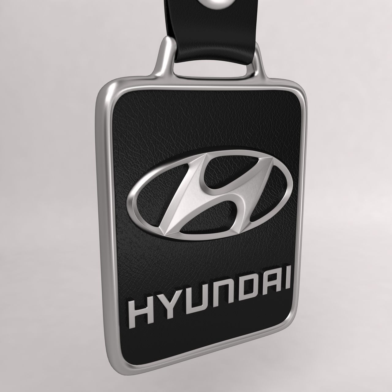 Hyundai car logo keychain 3d model 3D model | CGTrader