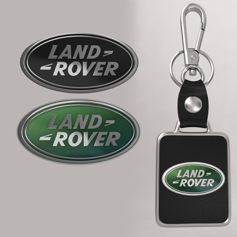 Land Rover car logo keychain 3d model 3D model | CGTrader