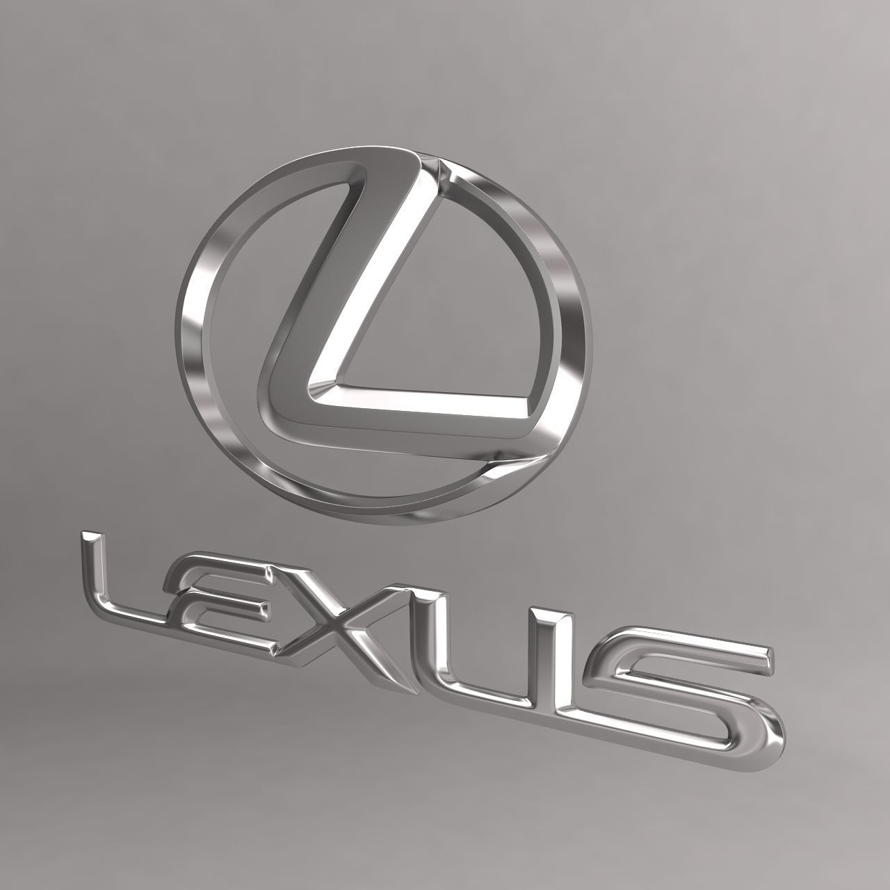 Lexus car logo keychain 3d model 3D model | CGTrader