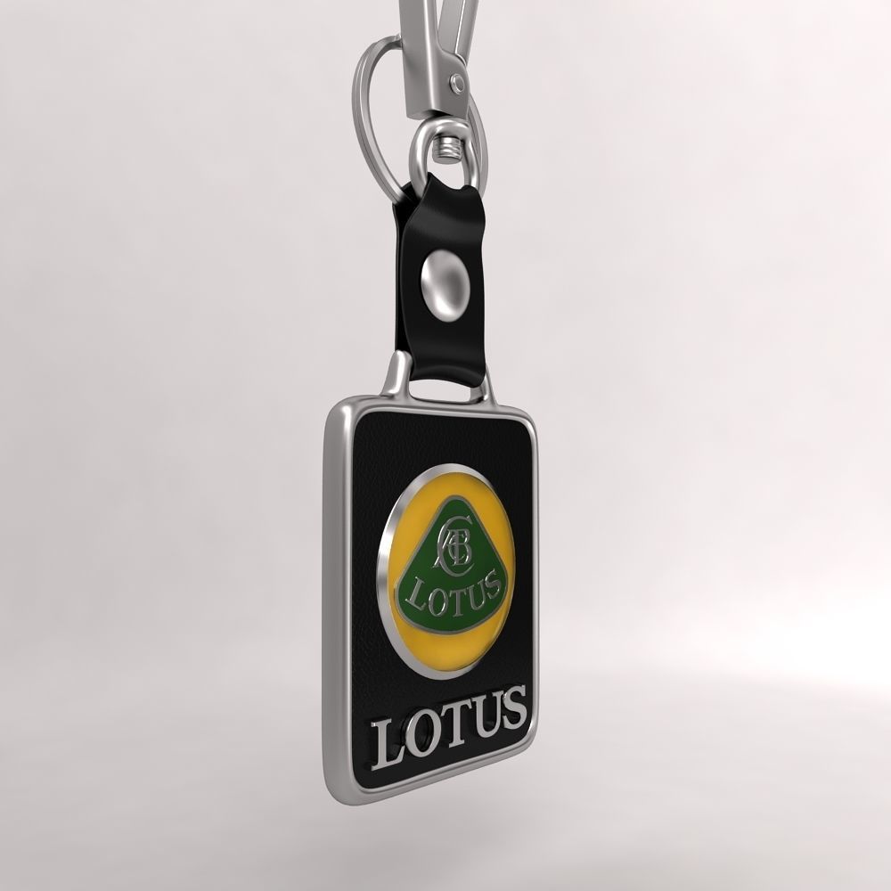 Lotus car logo keychain 3d model 3D model | CGTrader
