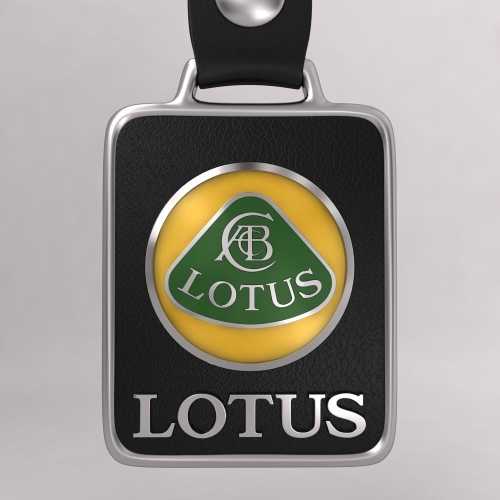 Lotus car logo keychain 3d model 3D model | CGTrader