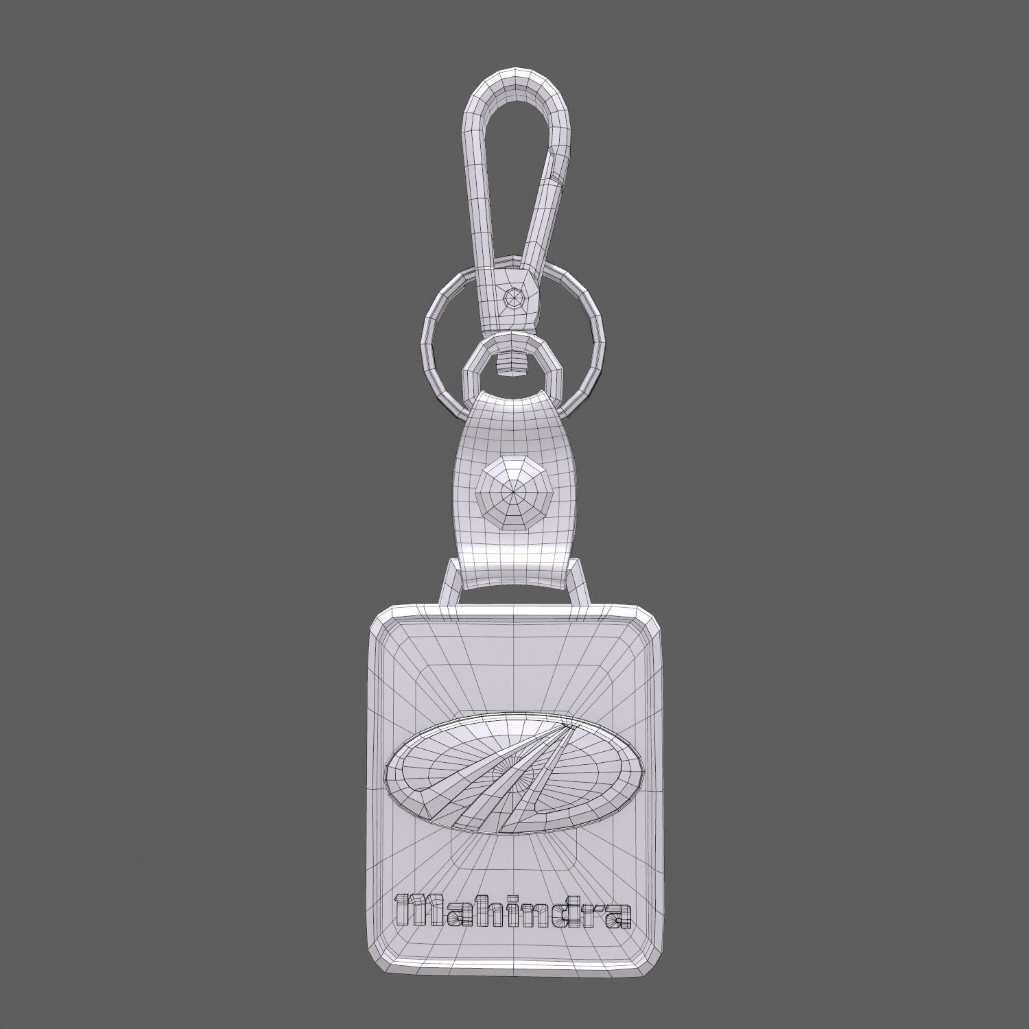 Mahindra car logo keychain 3d model 3D model | CGTrader