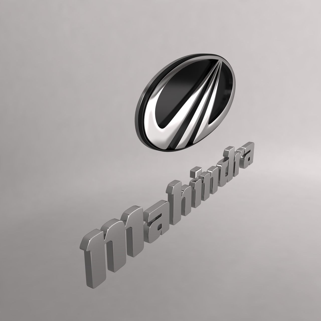 Mahindra car logo keychain 3d model 3D model | CGTrader