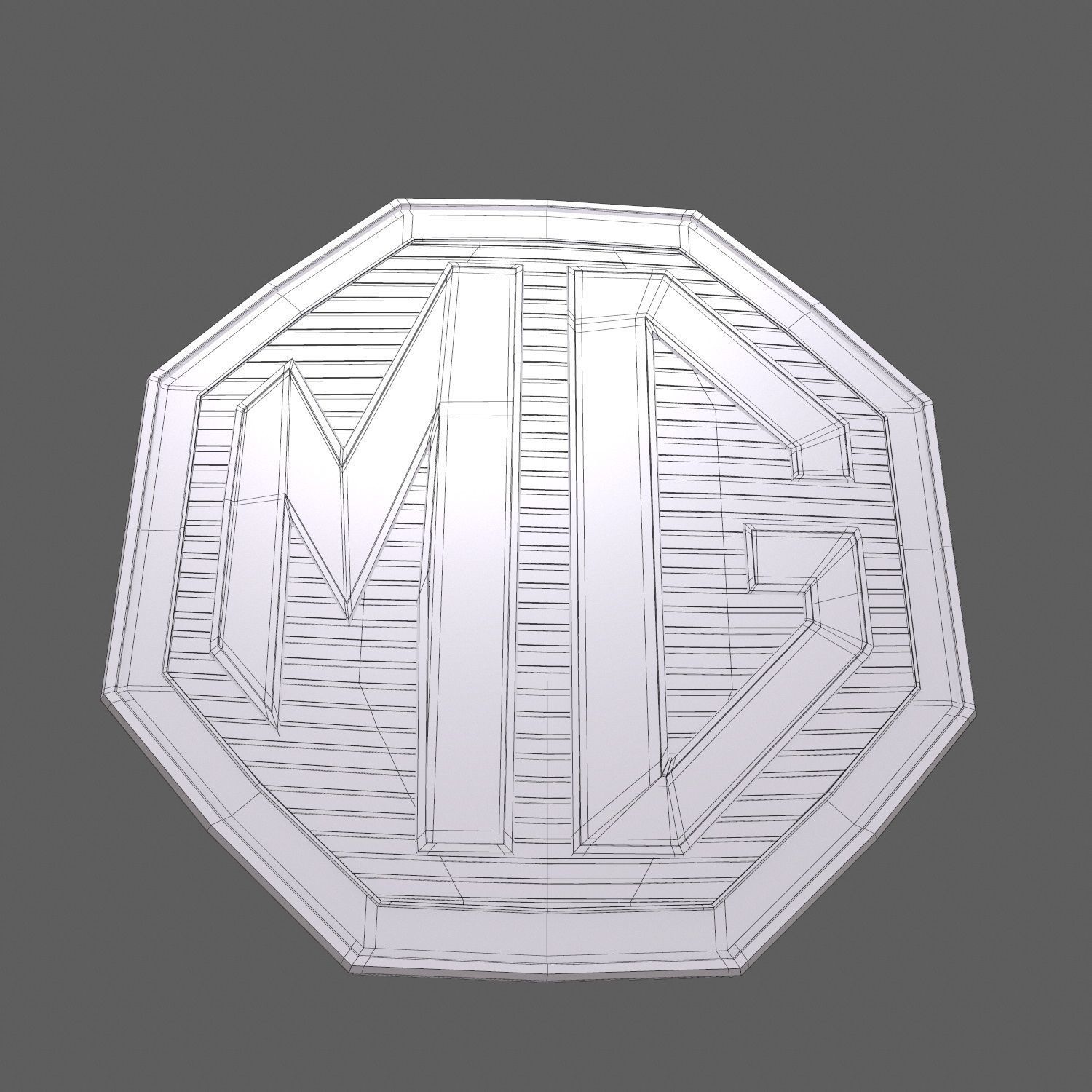 MG car logo keychain 3d model 3D model | CGTrader