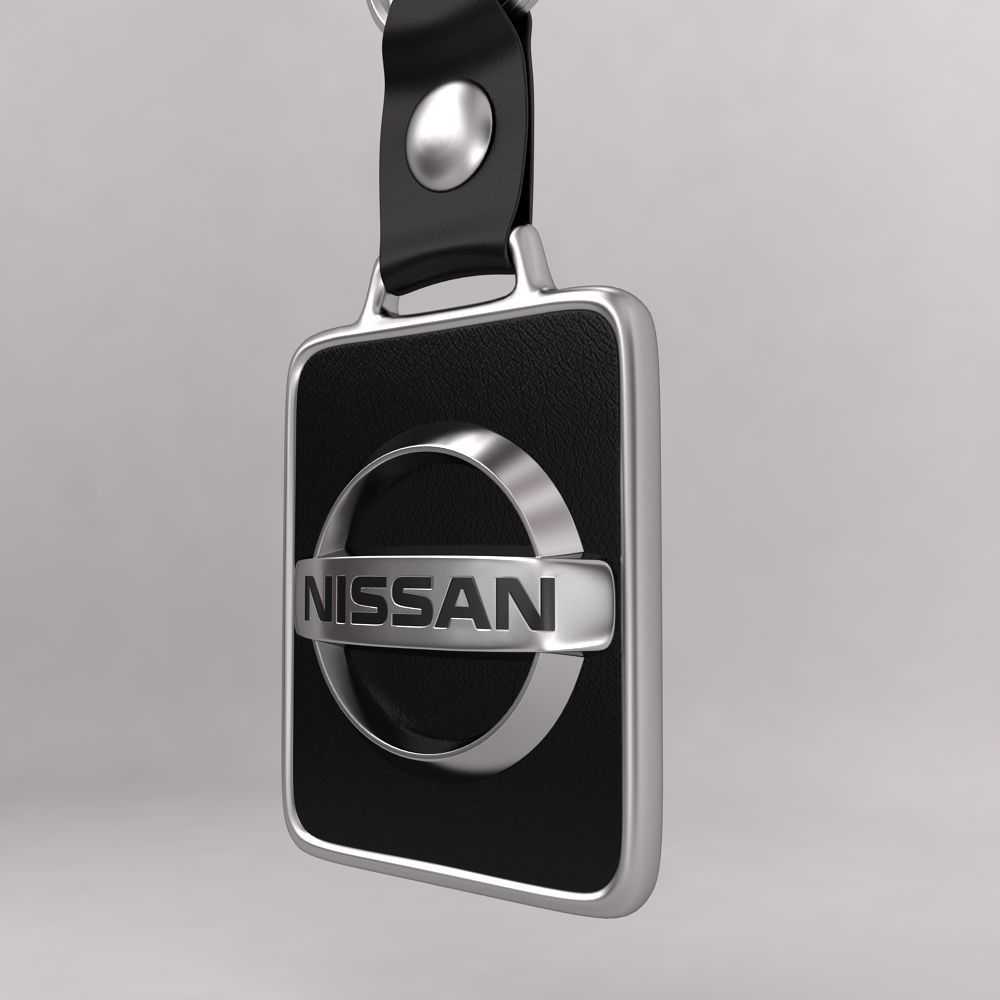 Nissan car logo keychain 3d model 3D model | CGTrader