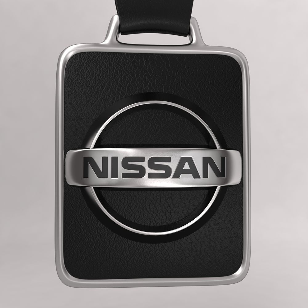 Nissan car logo keychain 3d model 3D model | CGTrader