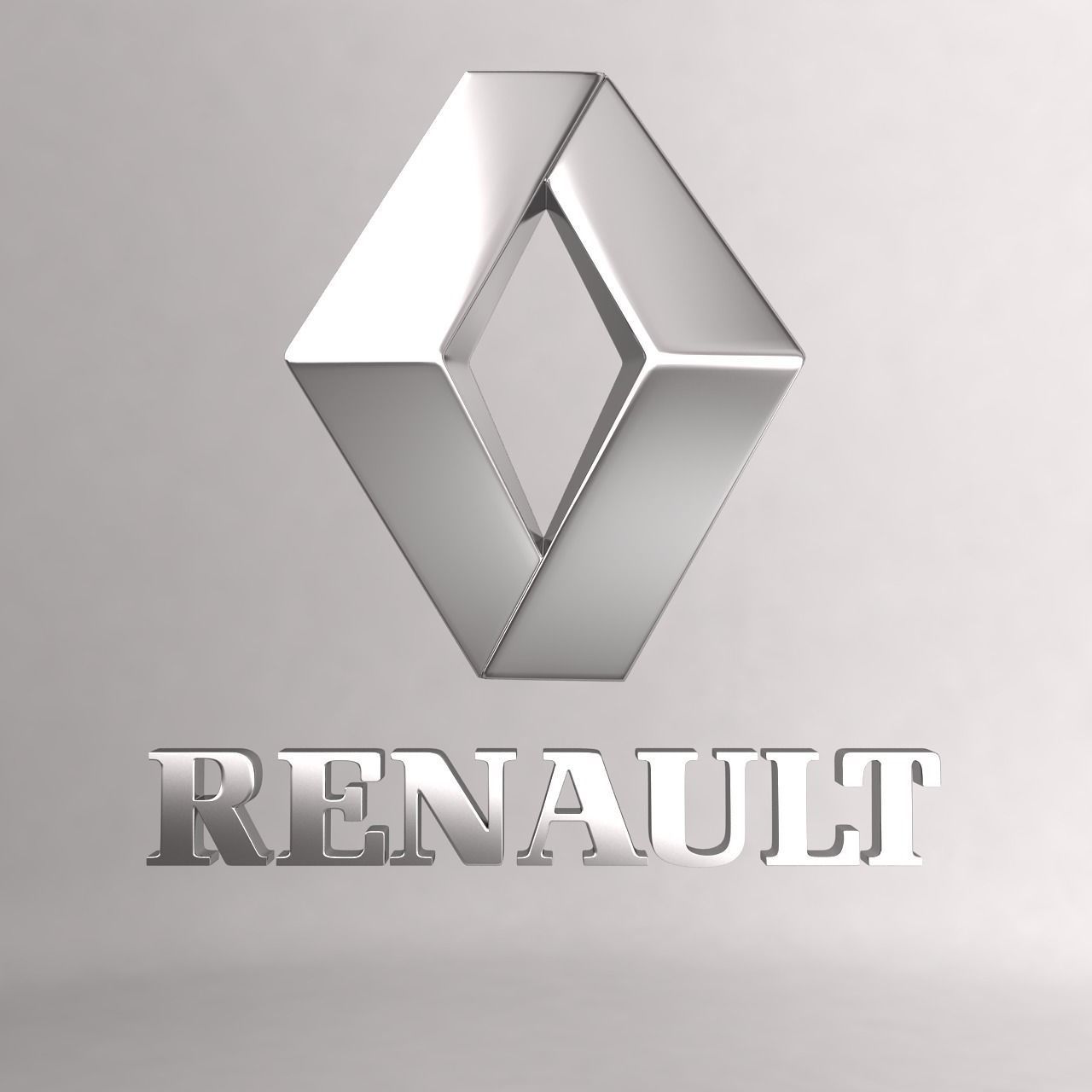 Renault car logo keychain 3d model 3D model | CGTrader