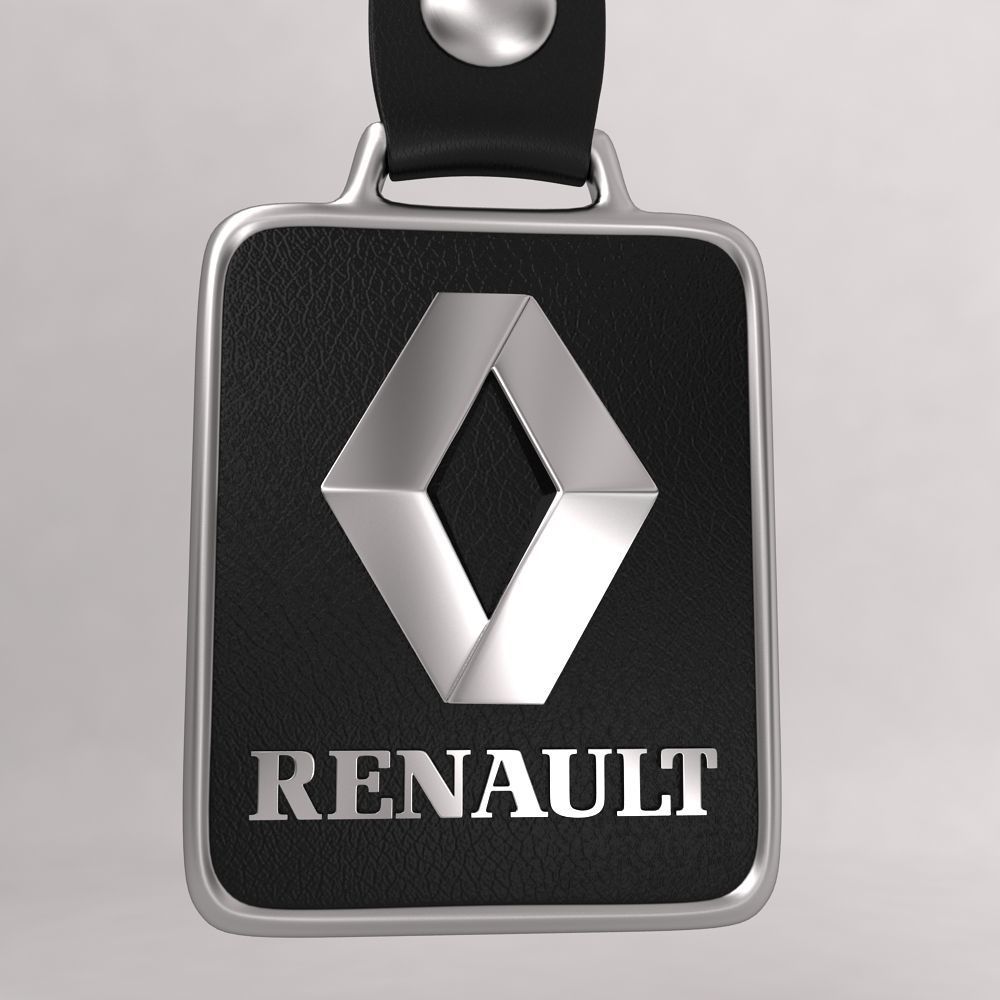Renault car logo keychain 3d model 3D model | CGTrader