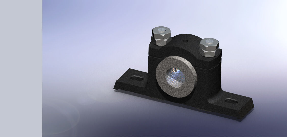 Plummer block free 3D model | CGTrader