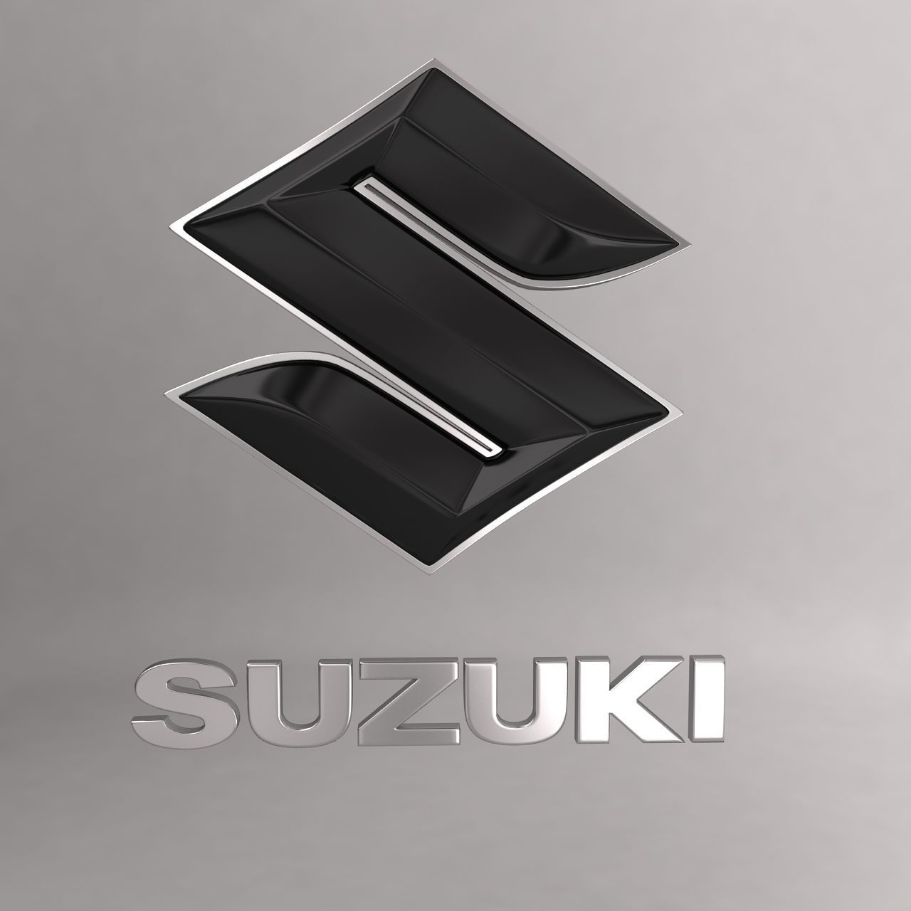 Suzuki car logo keychain 3d model 3D model | CGTrader