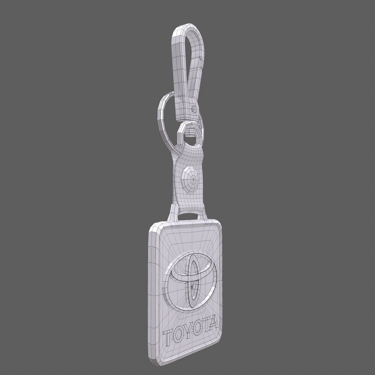 Toyota car logo keychain 3d model 3D model | CGTrader