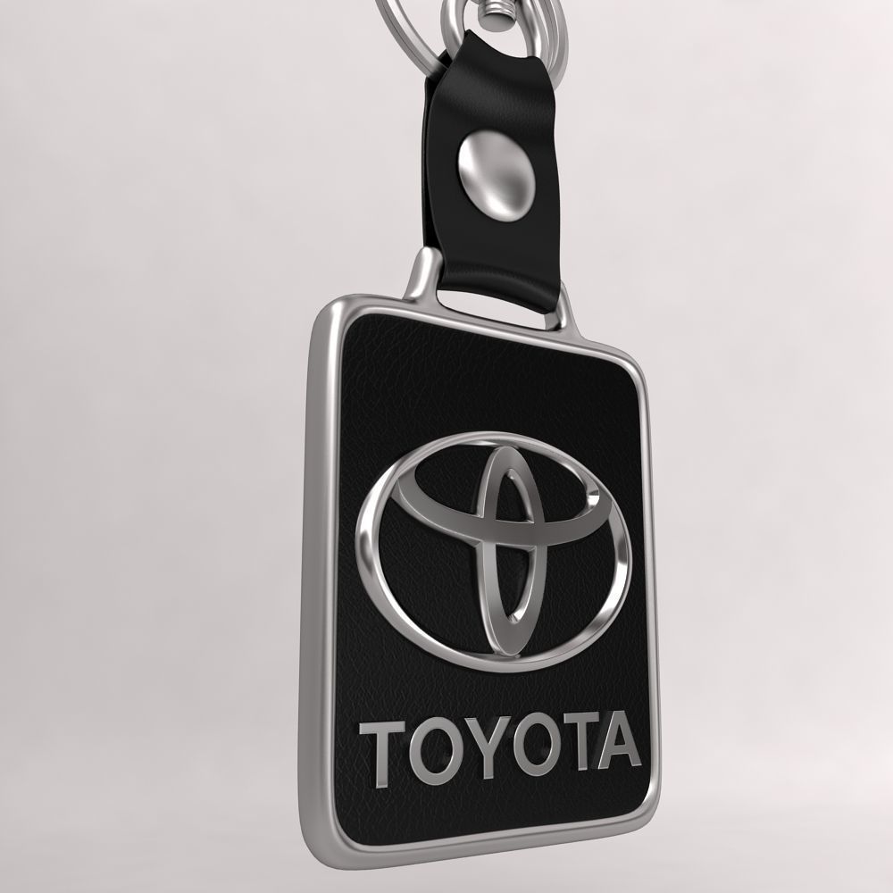 Toyota car logo keychain 3d model 3D model | CGTrader