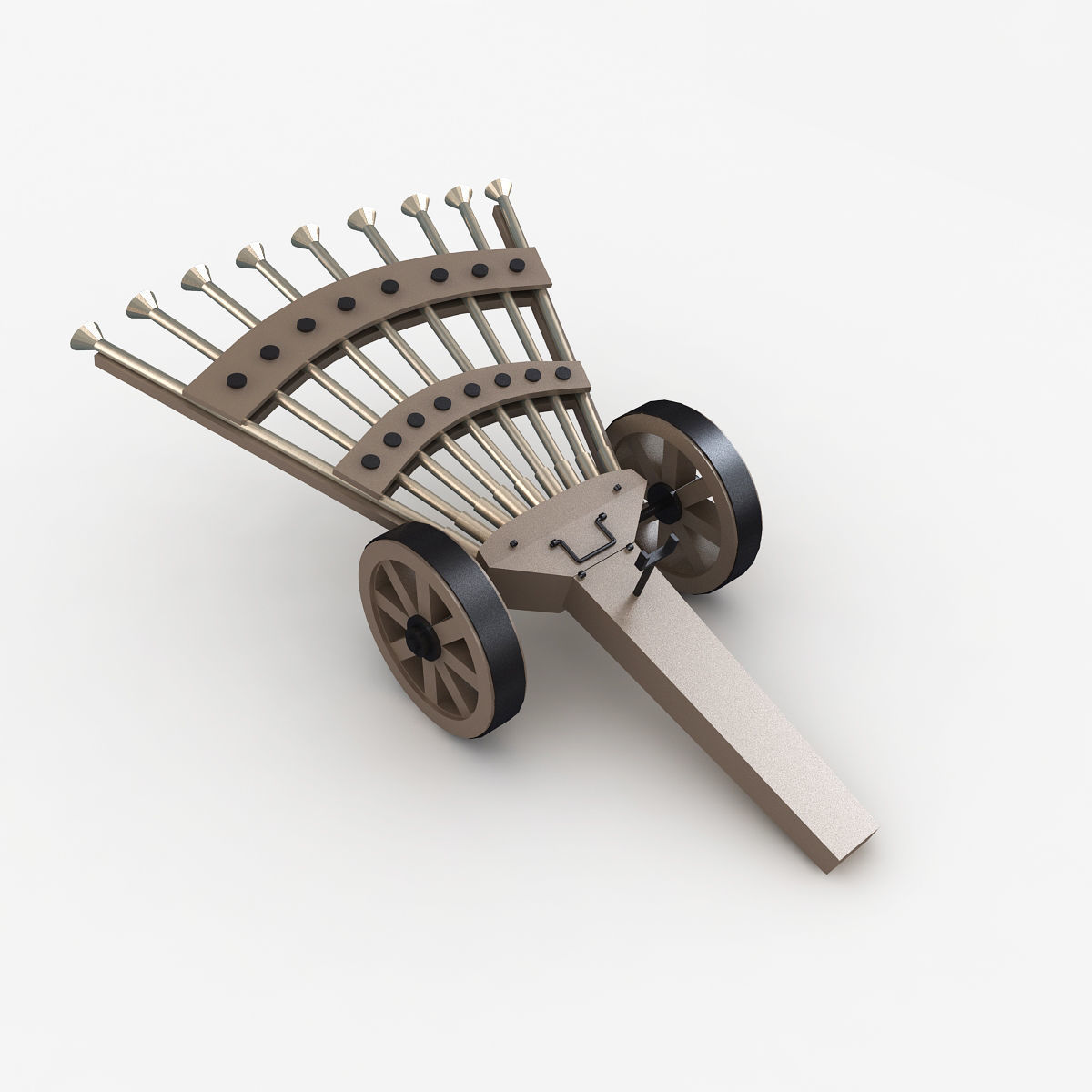 DaVinci Machine Gun 3D model | CGTrader