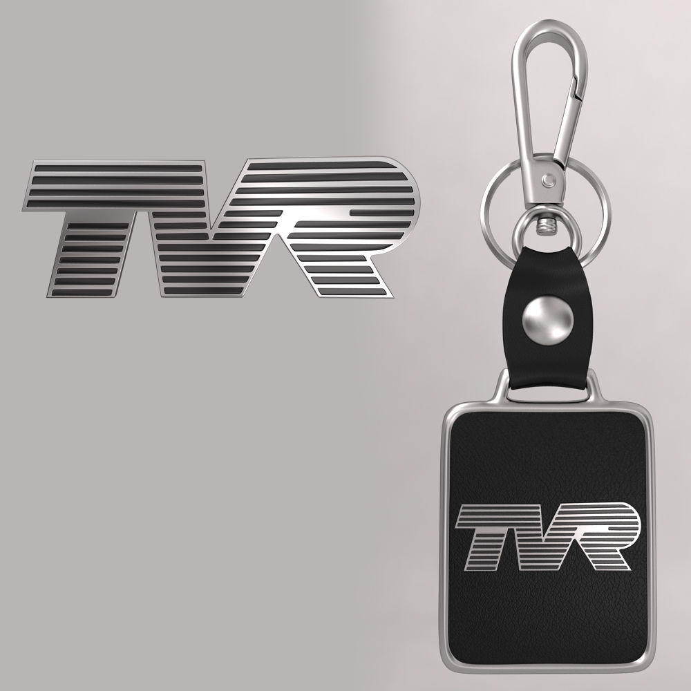 TVR car logo keychain 3d model 3D model | CGTrader