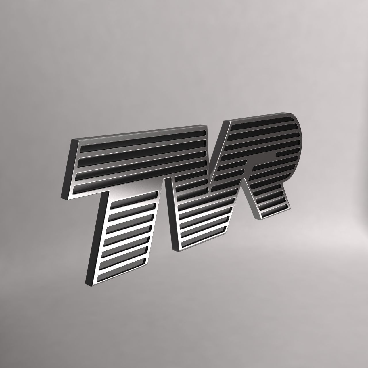 TVR car logo keychain 3d model 3D model | CGTrader
