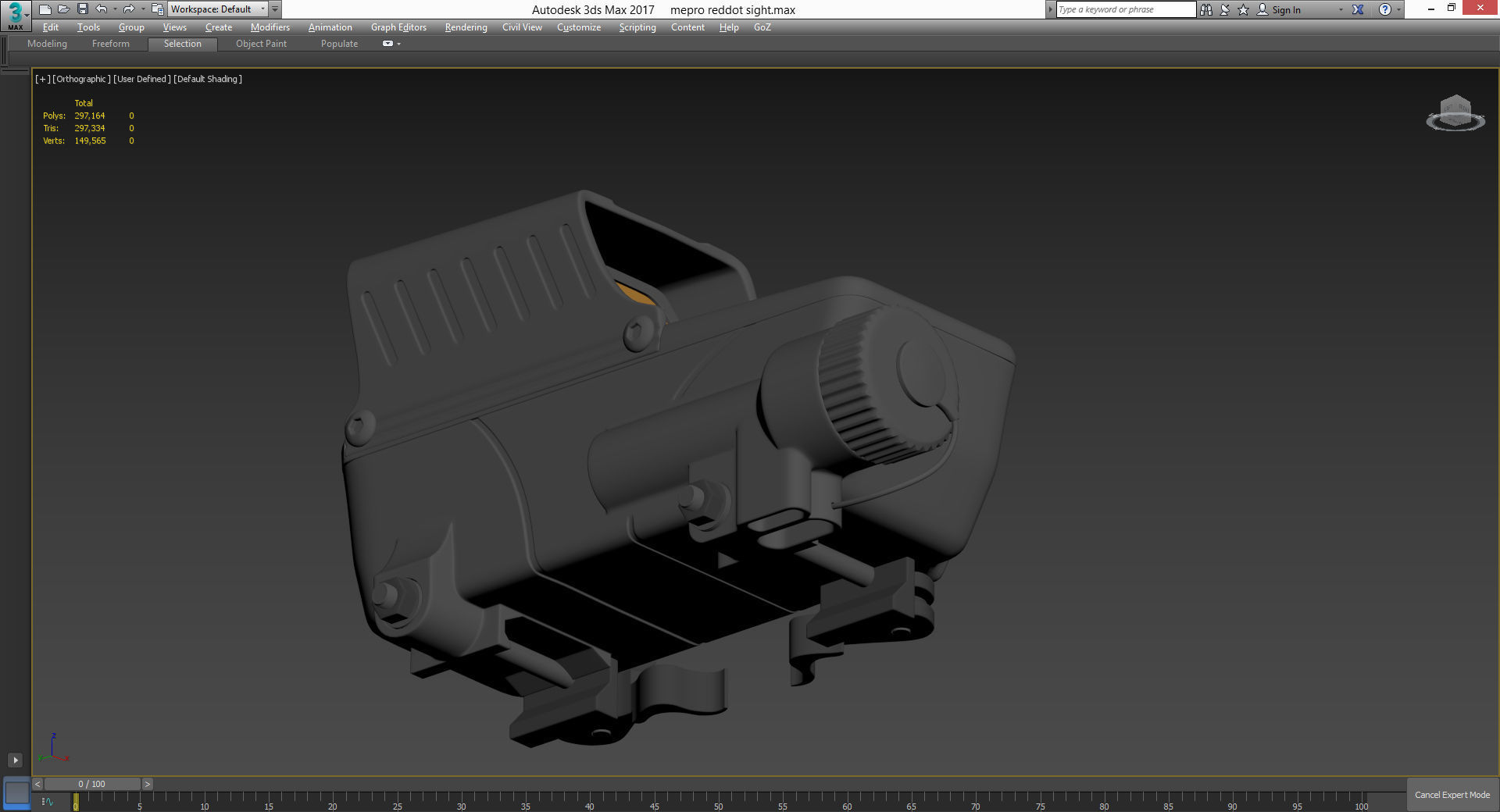 Meprolight Mepro M5 Red Dot Sight 3D model | CGTrader