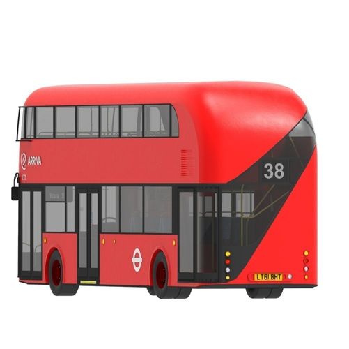 London Bus 3D Model Game ready .fbx .ma .mb - CGTrader.com