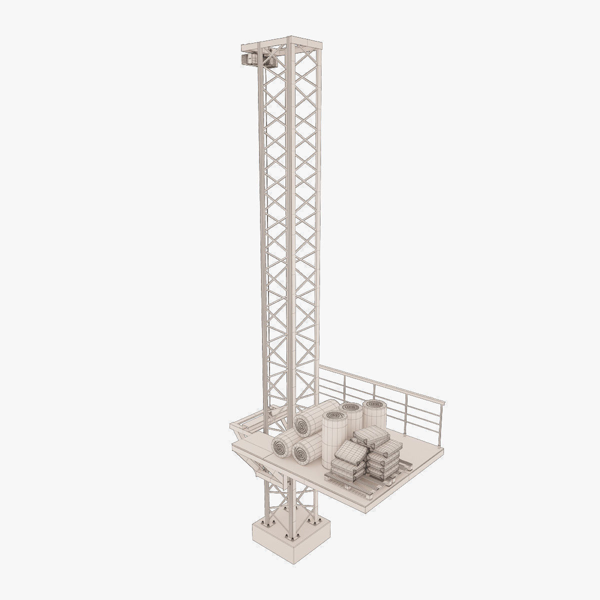 Lifting Machine 3D model | CGTrader