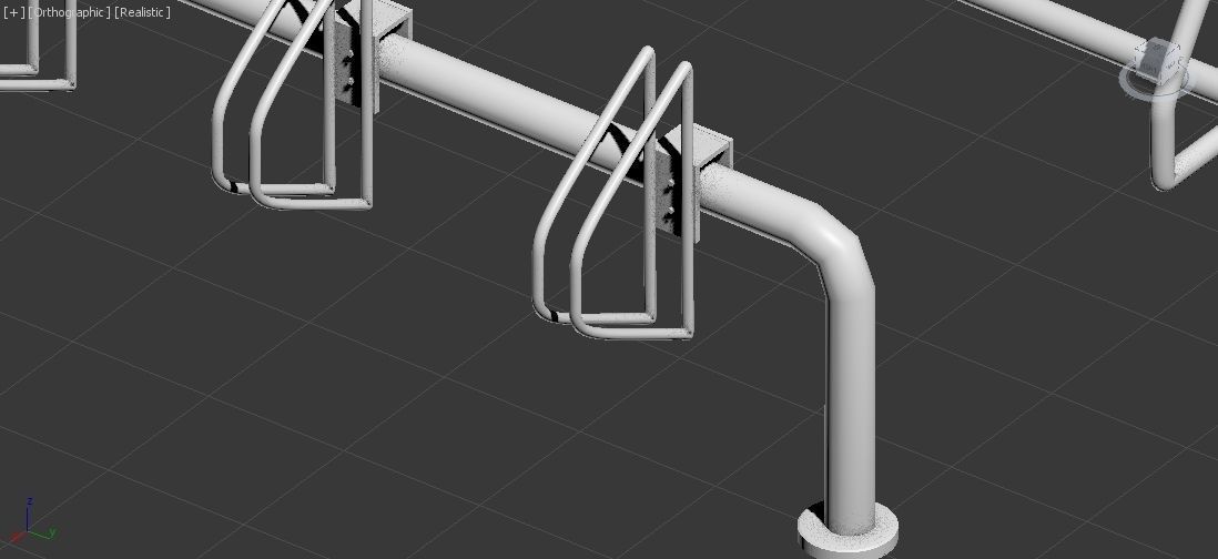 Bike Racks Collection - 5 Bicycle Racks 3D model | CGTrader
