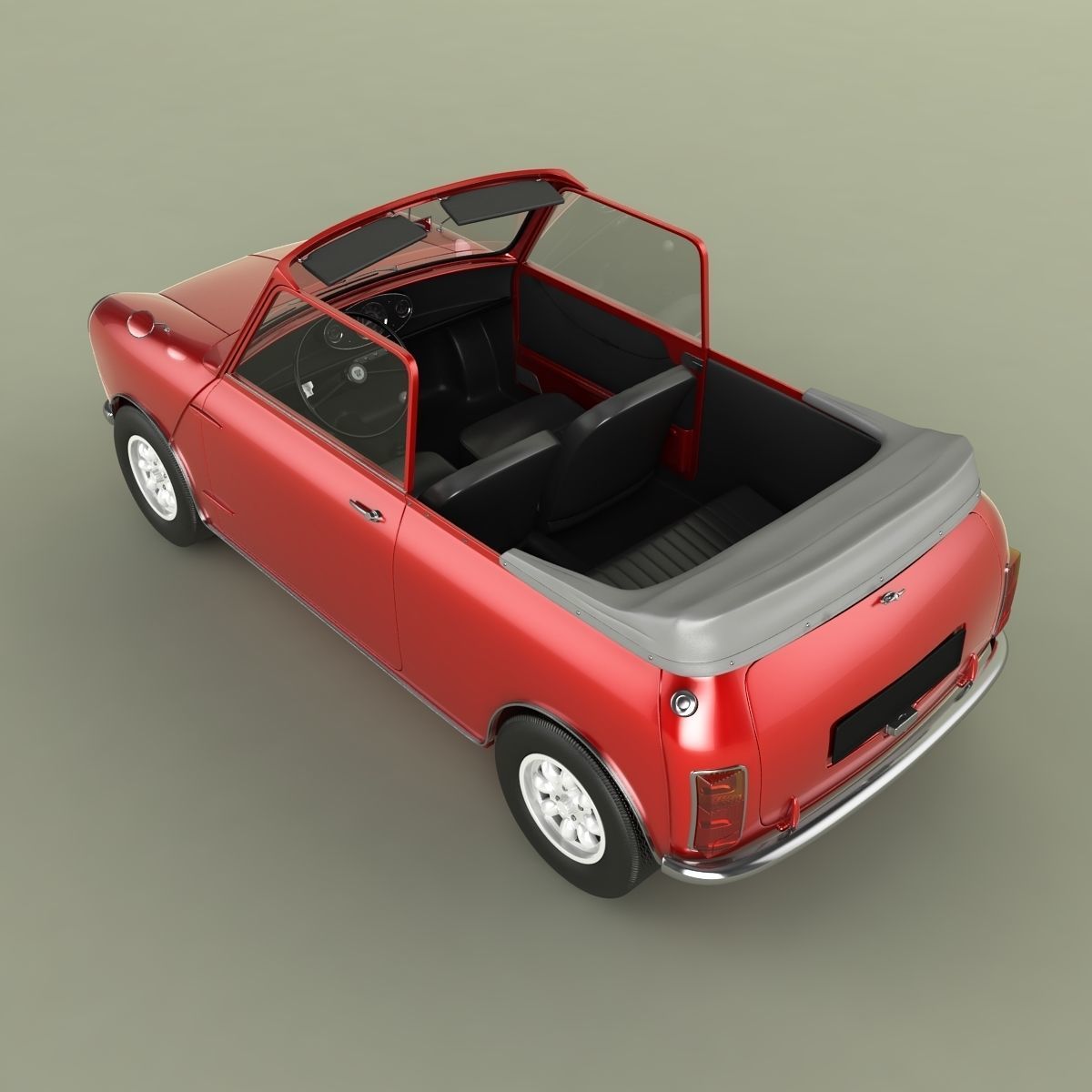 Crayford Convertible 3D model | CGTrader