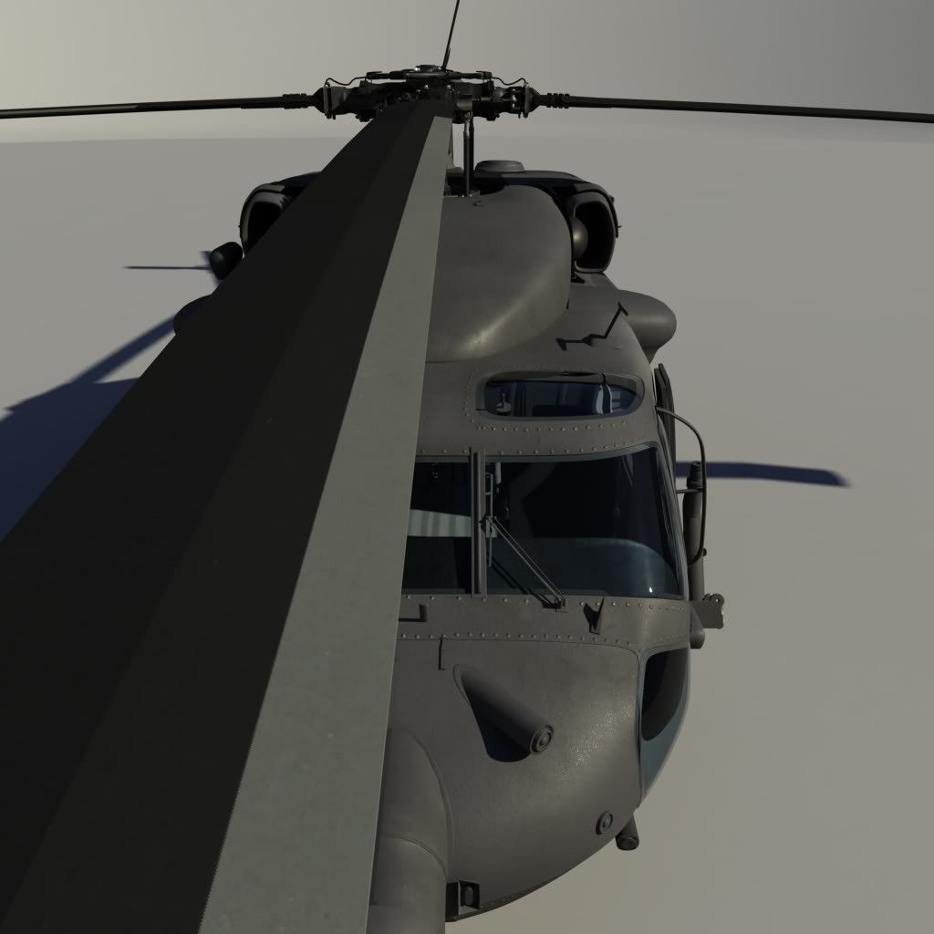 Military Blackhawk 3D model rigged | CGTrader