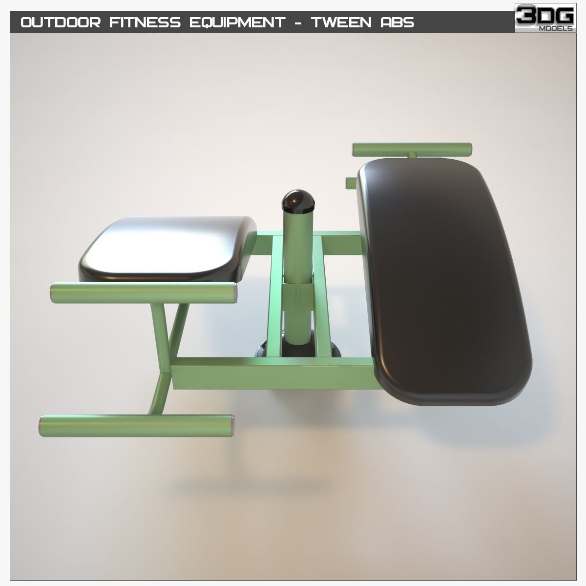 Outdoor Fitness Equipment 01 3D model | CGTrader