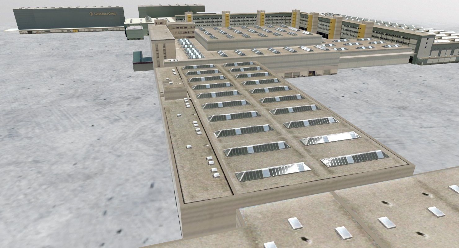 3D model EDDF Cargo Terminal 2 VR / AR / low-poly | CGTrader