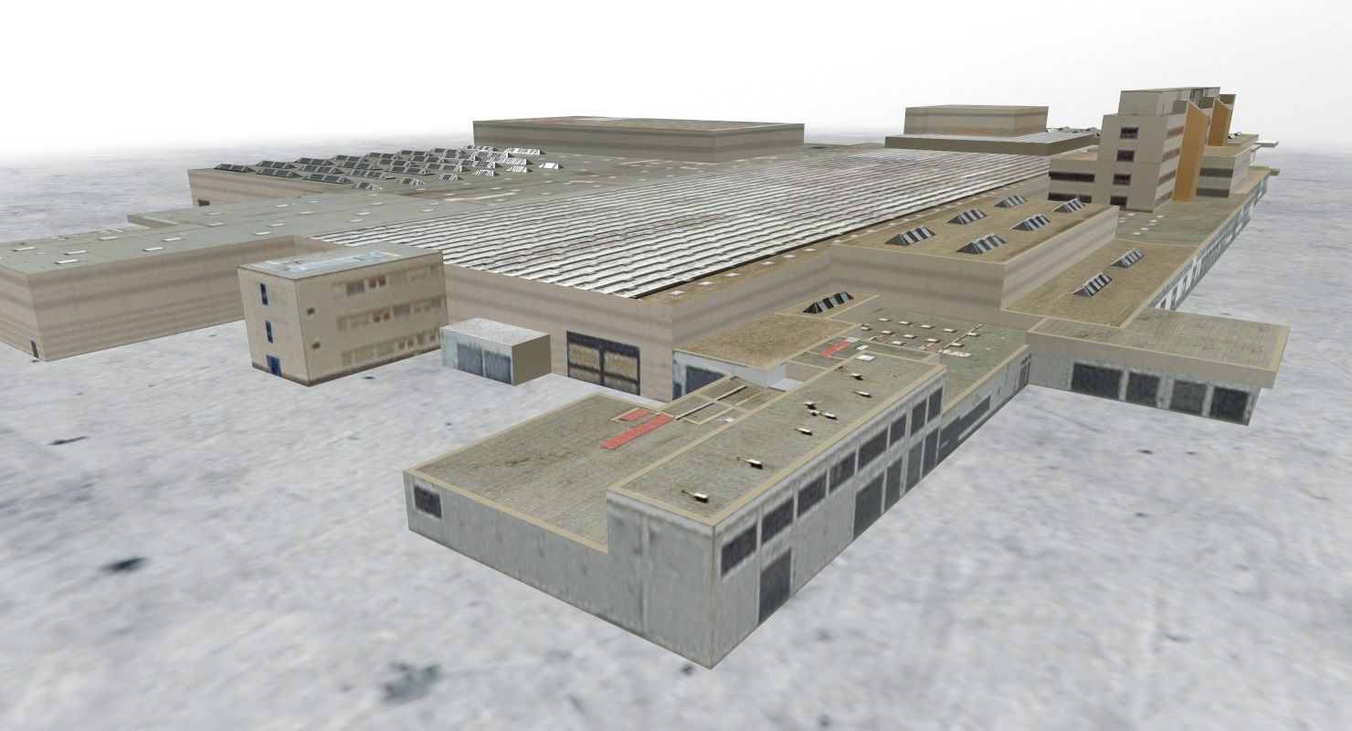 3D model EDDF Cargo Terminal 3 VR / AR / low-poly | CGTrader