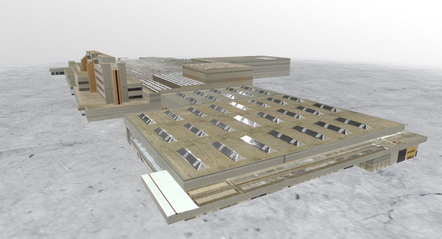 3D model EDDF Cargo Terminal 3 VR / AR / low-poly | CGTrader