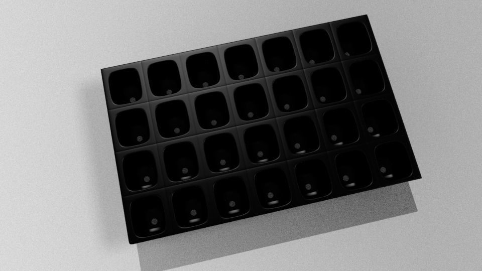Seed trays 3D model 3D printable | CGTrader