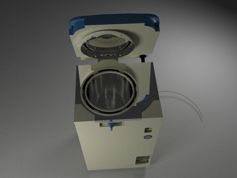 Autoclave medical device 3D model | CGTrader
