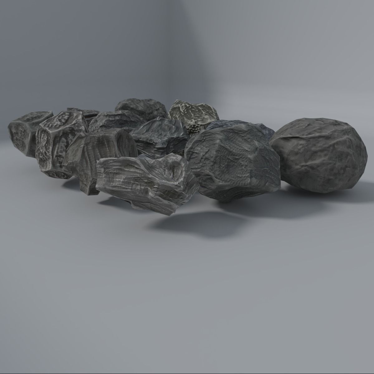 3D model Simple Rock Pack VR / AR / low-poly | CGTrader
