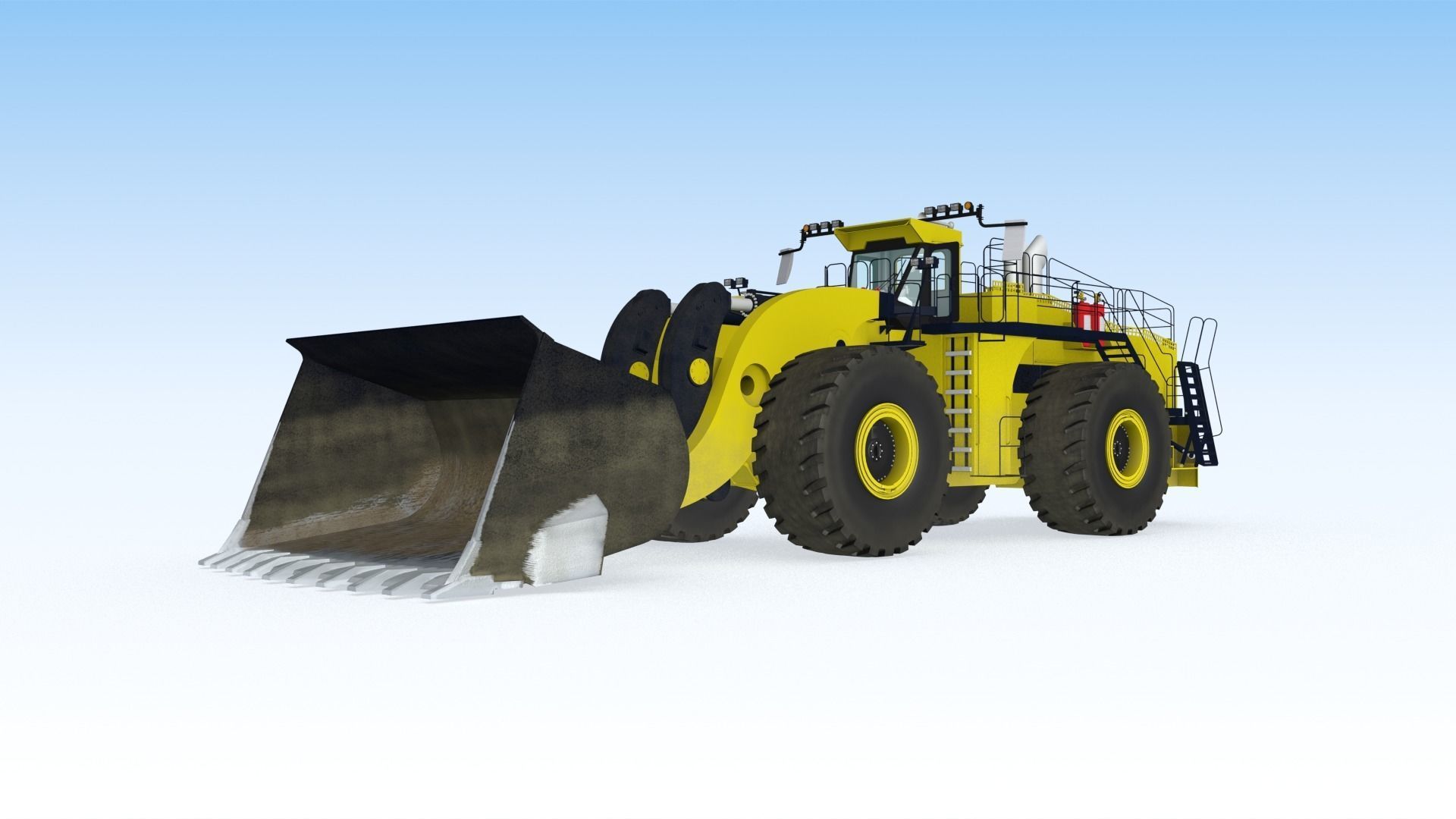 Wheel loader 3D model | CGTrader