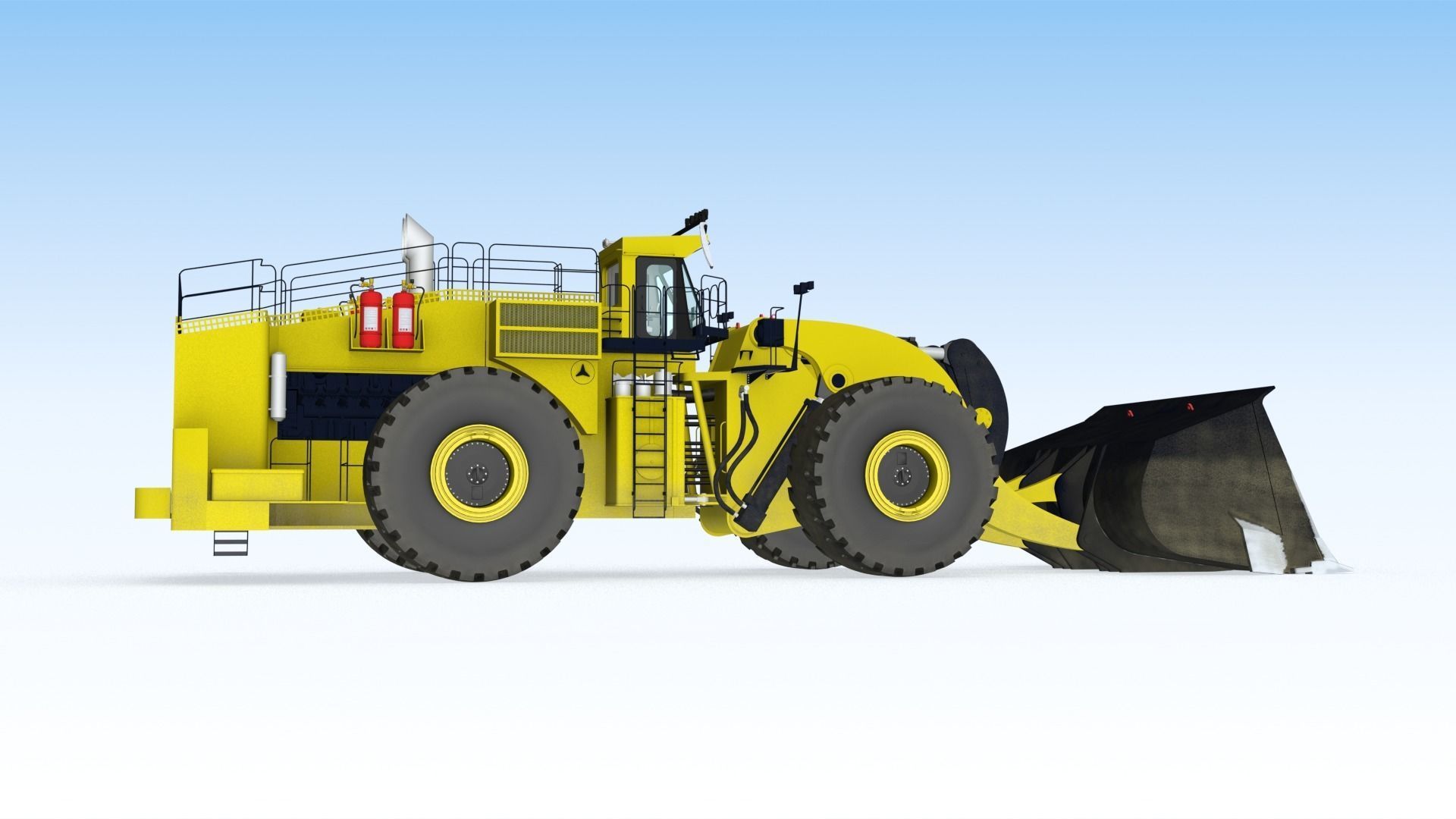 Wheel loader 3D model | CGTrader