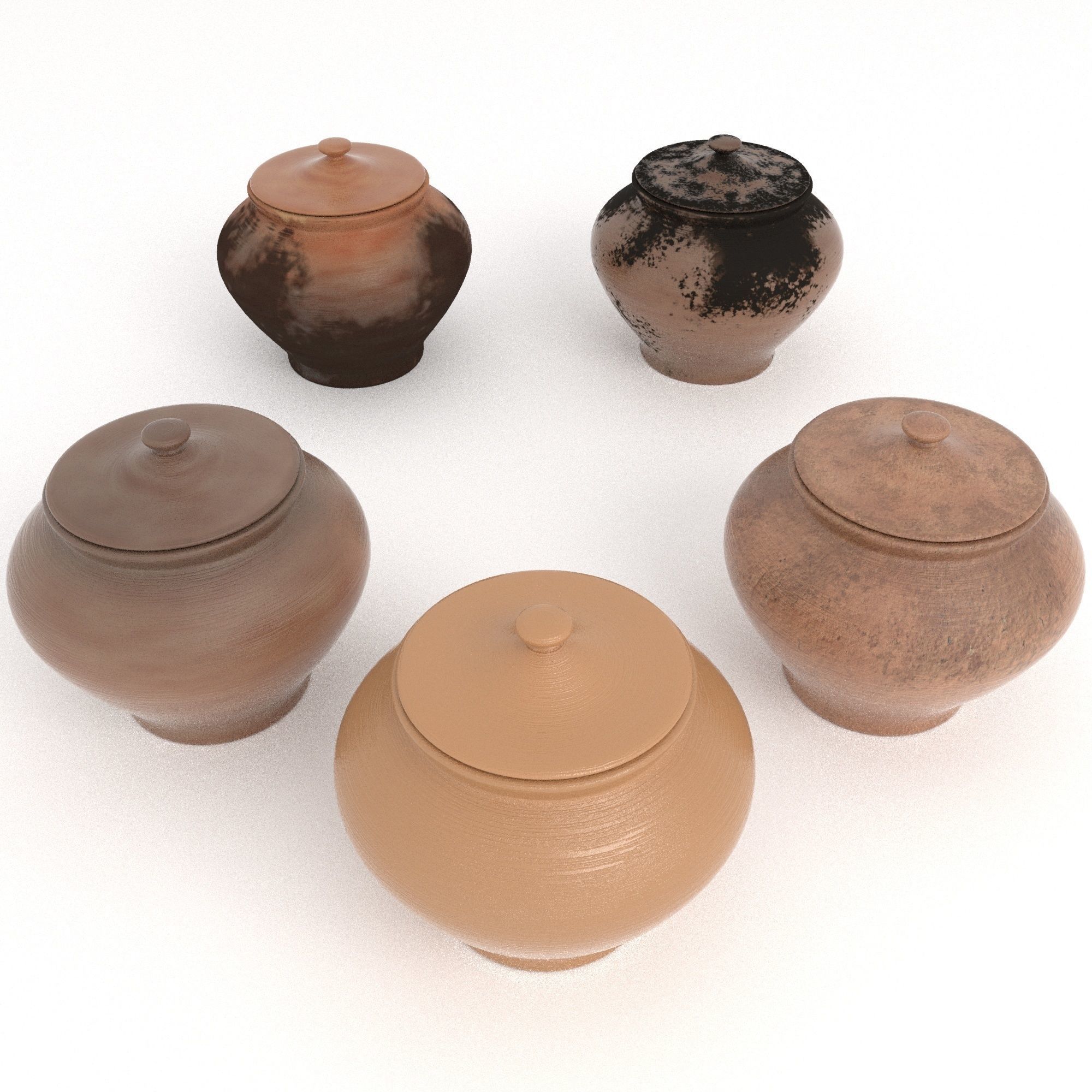 3D model Clay Pot VR / AR / low-poly | CGTrader