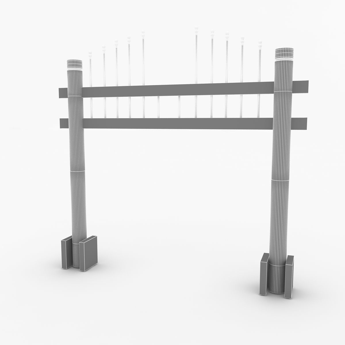 Hongsalmun 3D model gate 3D model | CGTrader