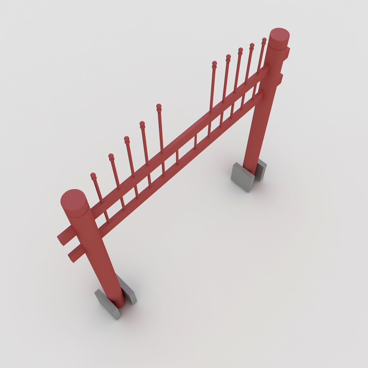 Hongsalmun 3D model gate 3D model | CGTrader