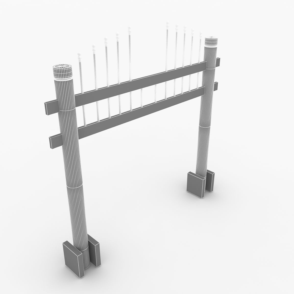 Hongsalmun 3D model gate 3D model | CGTrader