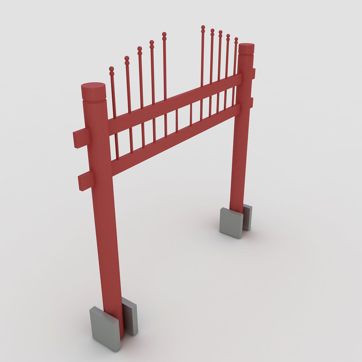 Hongsalmun 3D model gate 3D model | CGTrader
