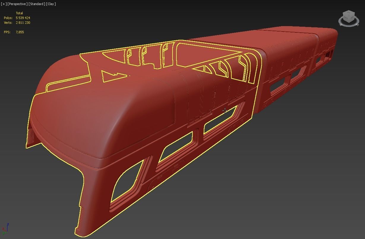 Train Bus - Concept of future transport system 3D model | CGTrader