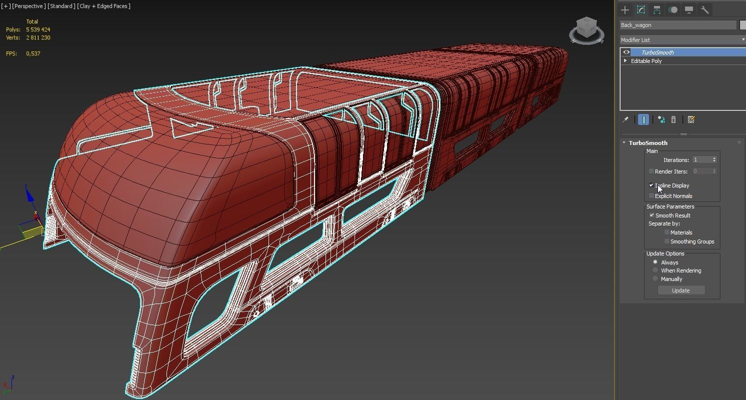 Train Bus - Concept of future transport system 3D model | CGTrader