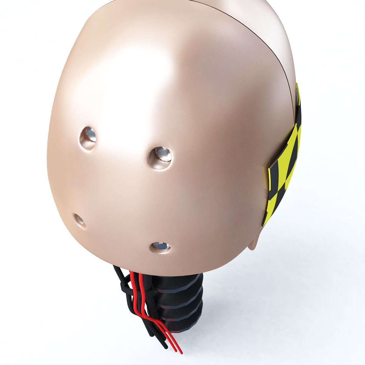 Male Crash Test Dummy Head 3D model | CGTrader