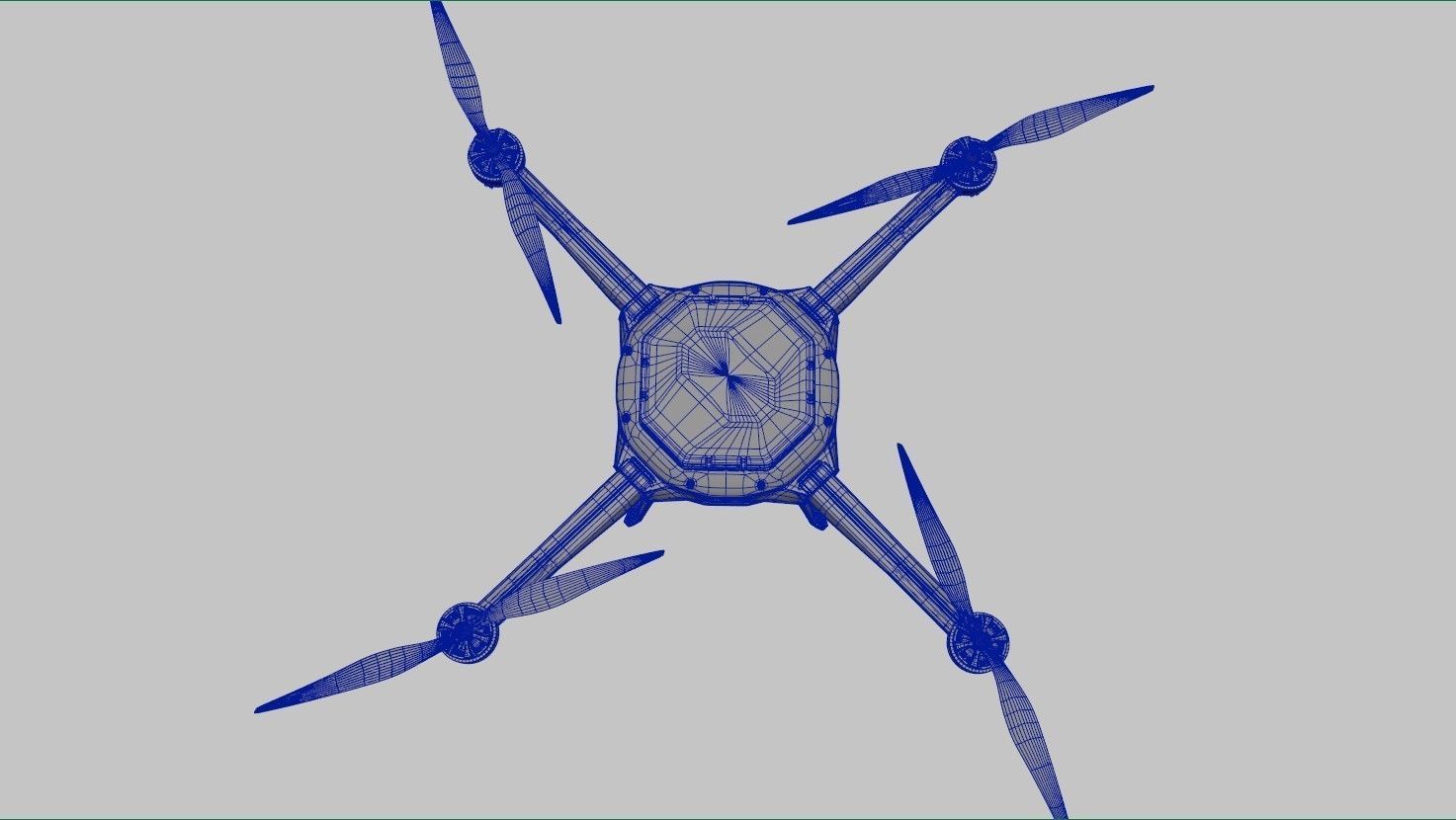 Drone flying 3D model rigged | CGTrader