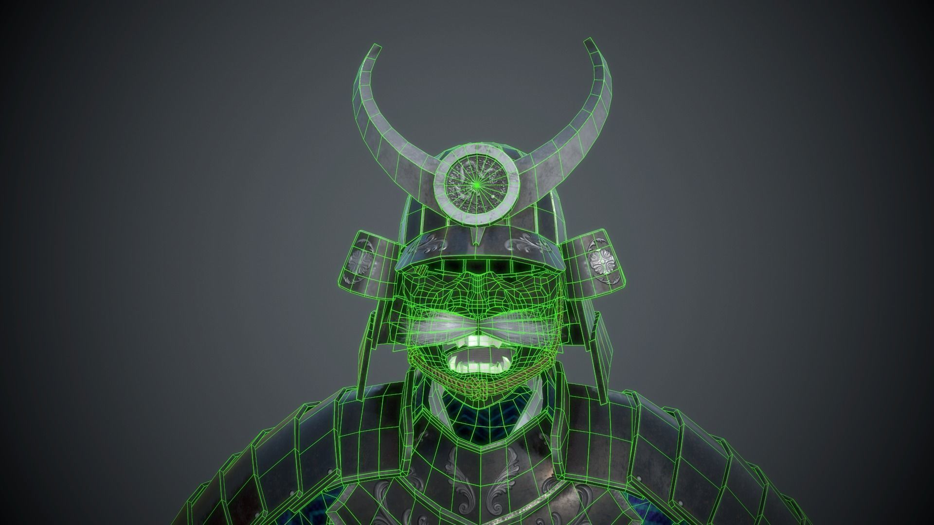 3D model Samurai armor v2 VR / AR / low-poly | CGTrader