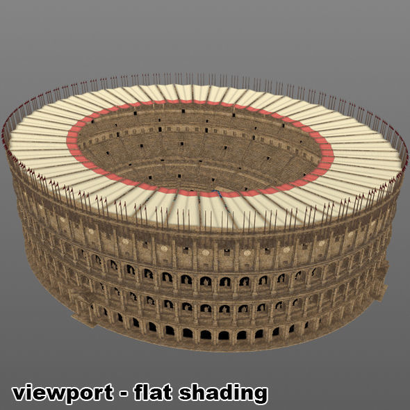 3D model Coliseum in italy VR / AR / low-poly | CGTrader