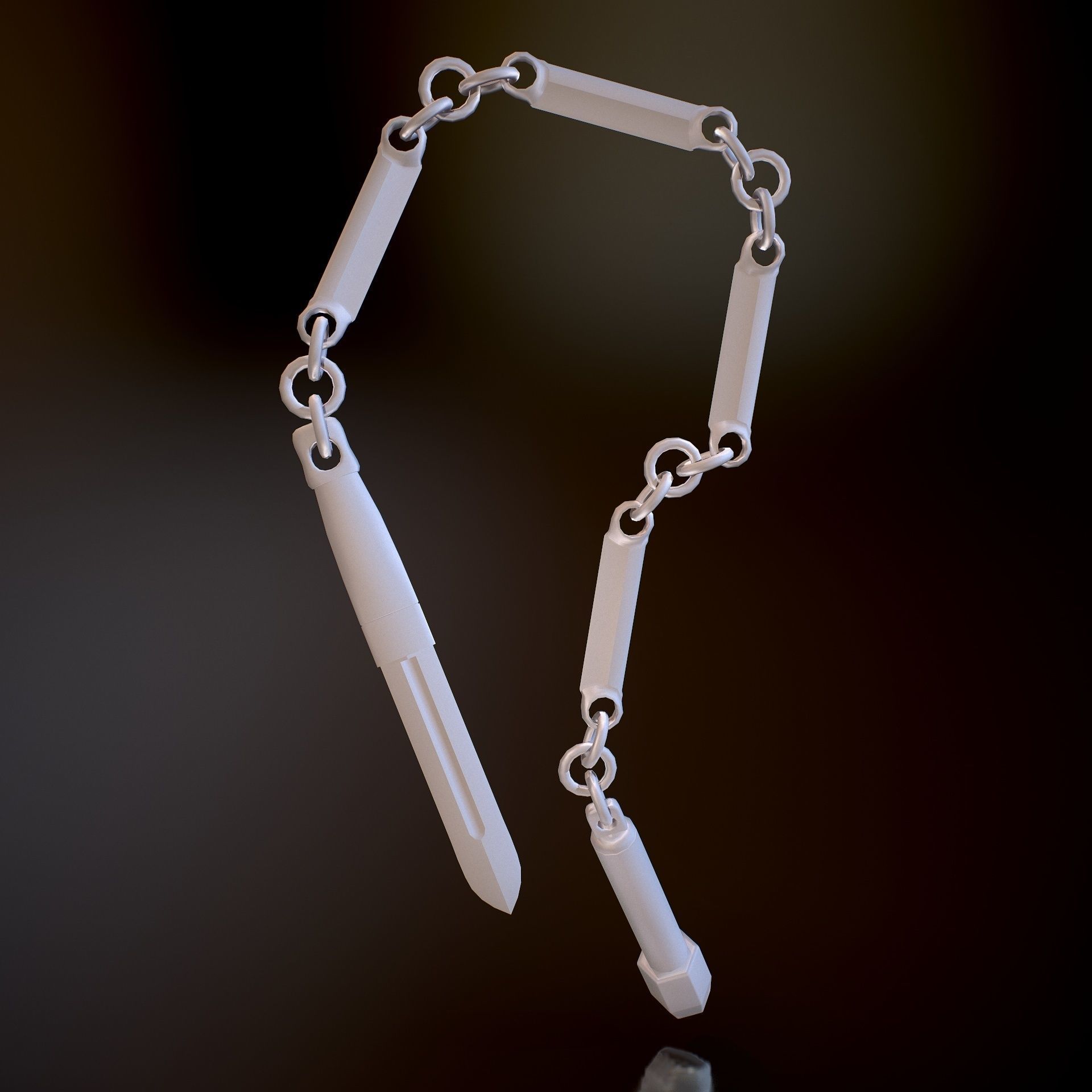 3D model HIE Game Ready Chain Weapon N1 VR / AR / low-poly | CGTrader