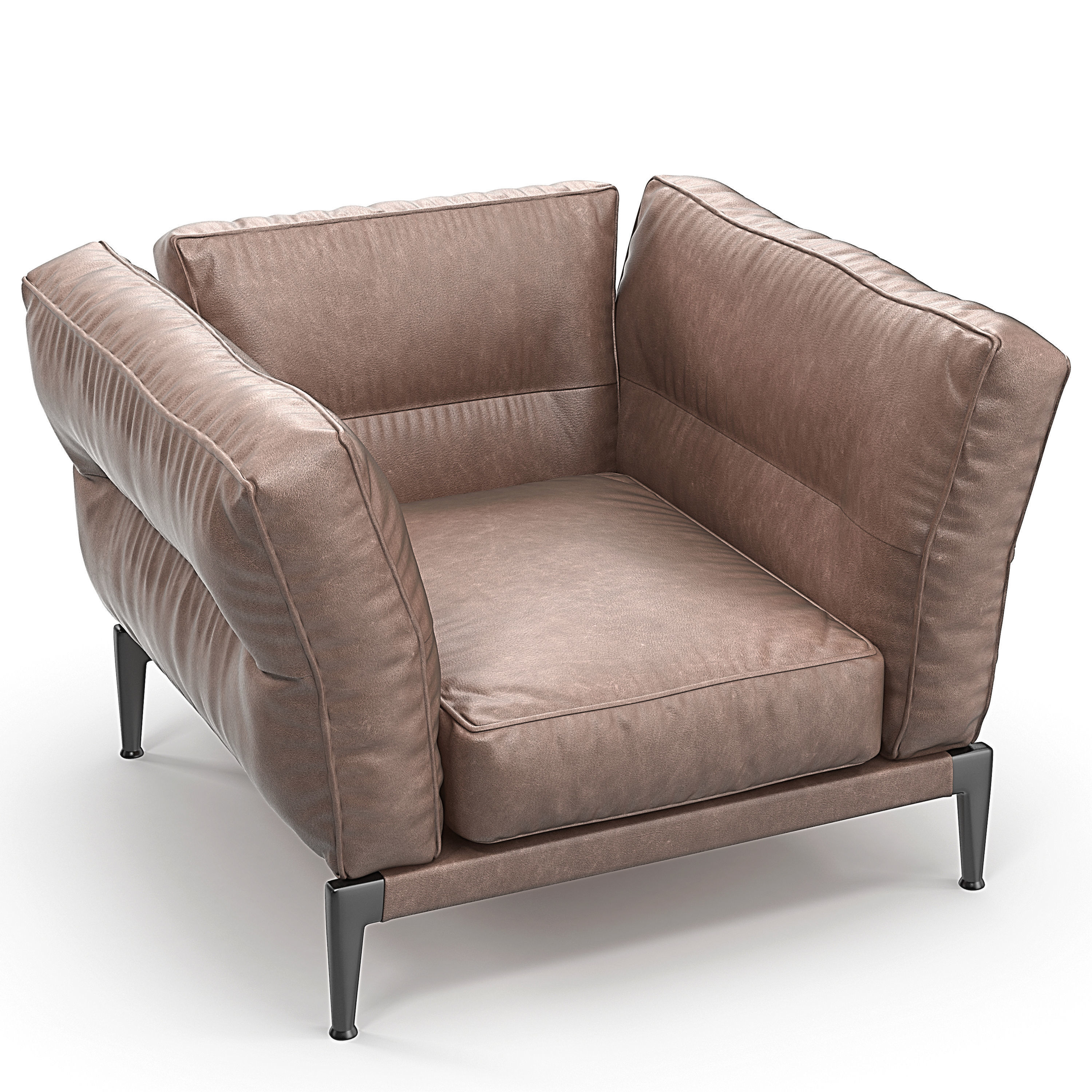 Flexform Adda armchair 3d model 3D model | CGTrader
